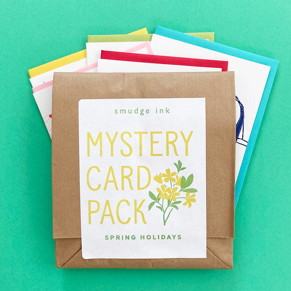 Mystery Spring Holidays Card Pack – Smudge Ink