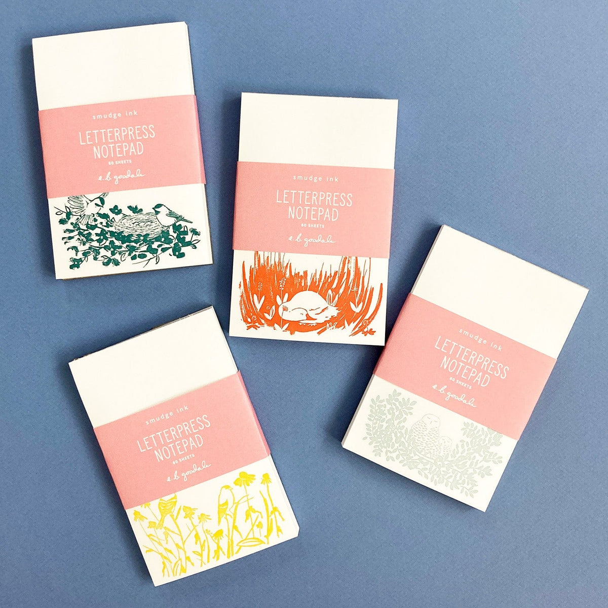 Favorite Pets Notepad Bundle | Letterpress | Smudge Ink