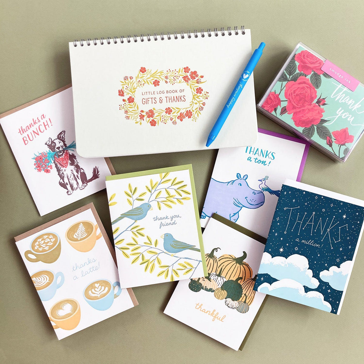 Thank You Writing Kit – Smudge Ink