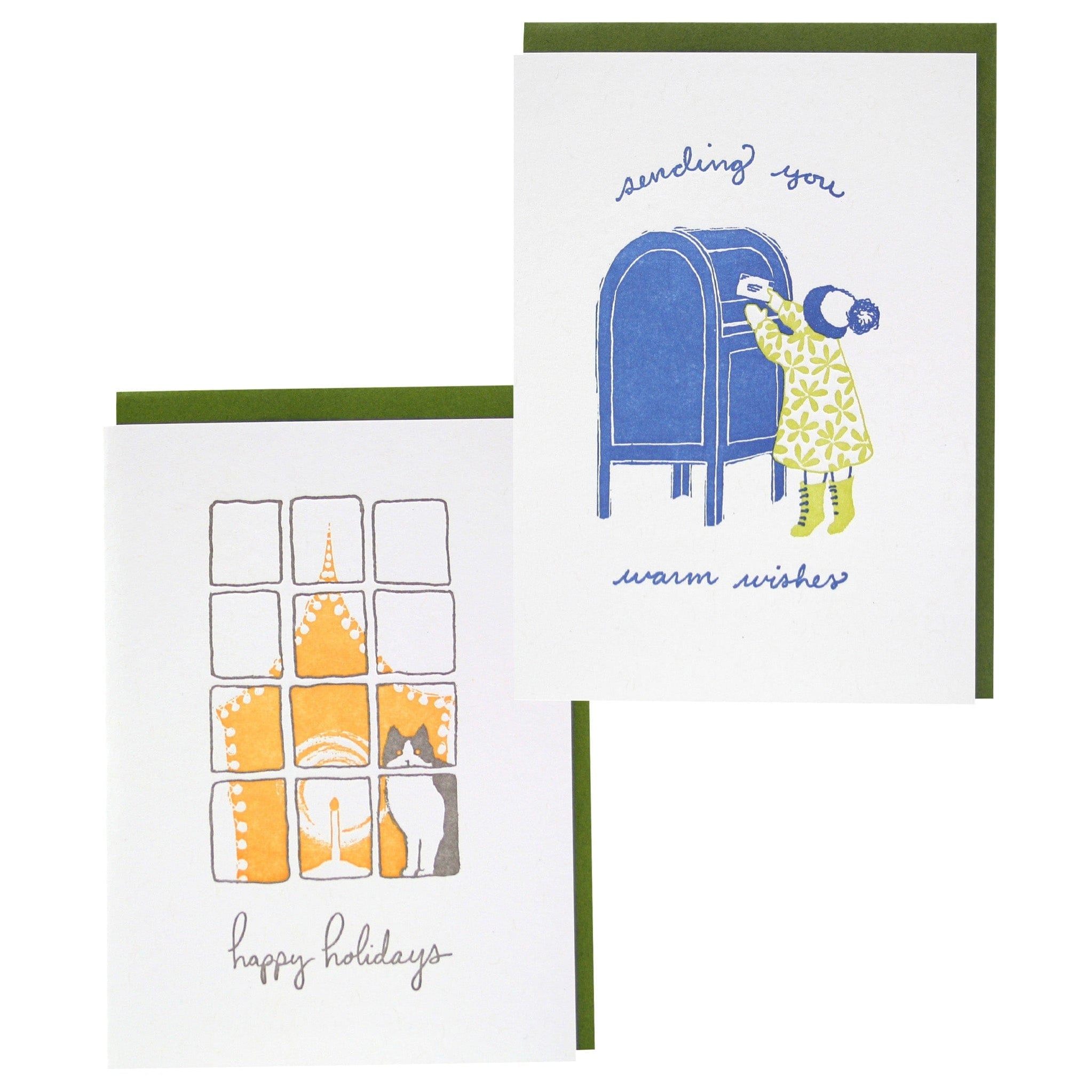 Letterpress Greeting Cards | Connect & Celebrate | Smudge Ink