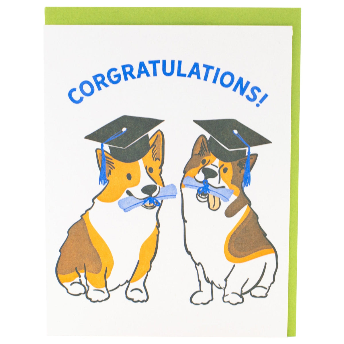 Accomplished Corgis Graduation Card | Smudge Ink