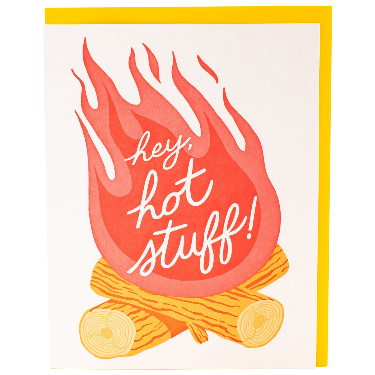Campfire Love Card | Letterpress | Smudge Ink