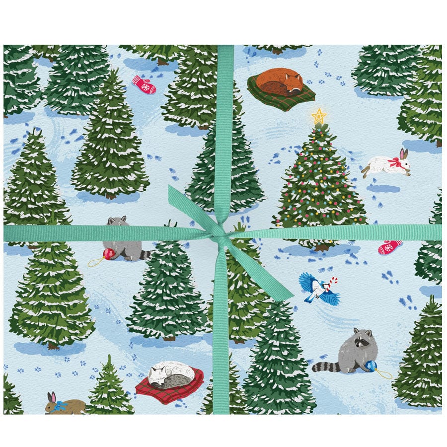 Winter Lost & Found Gift Wrap | Wrapping Paper | Smudge Ink