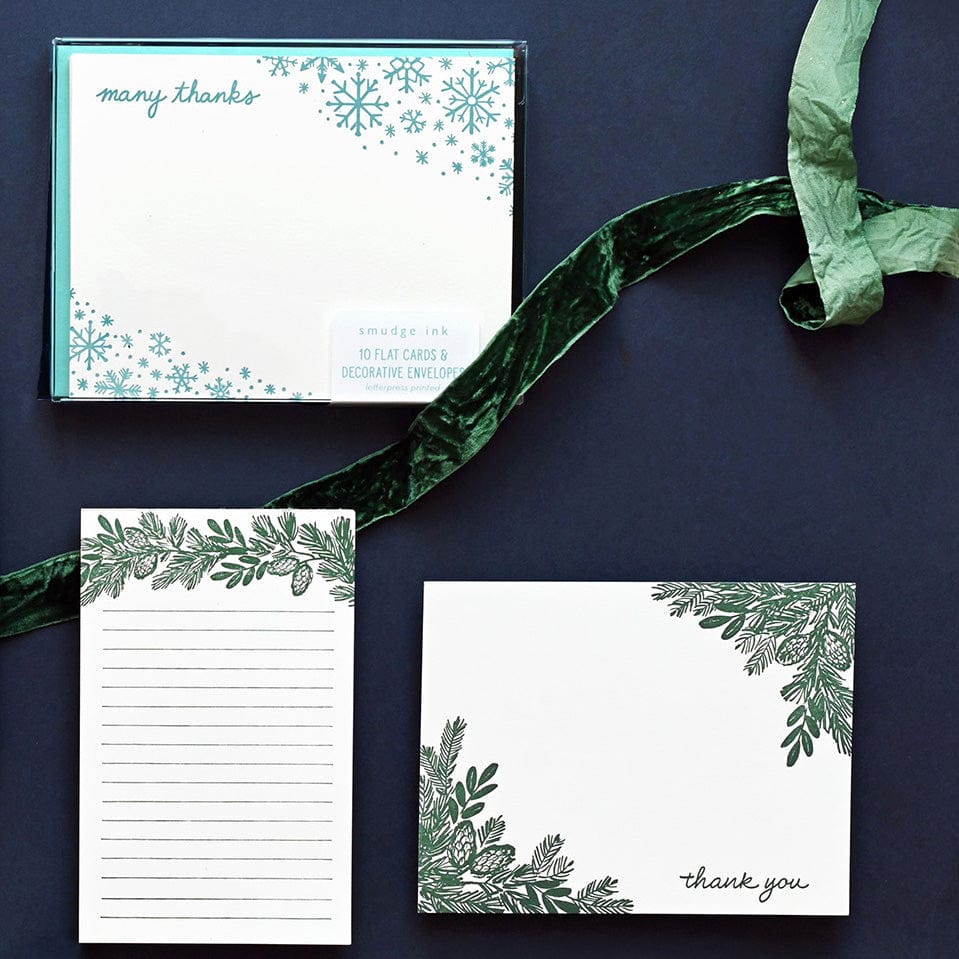 Letterpress Greeting Cards | Connect & Celebrate | Smudge Ink