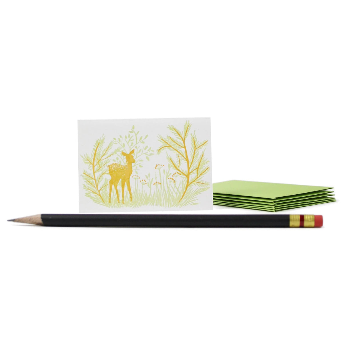 Deer Mini Note Set | Enclosure Cards | Smudge Ink
