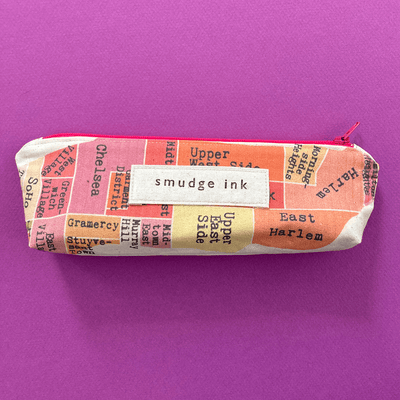 Map Zipper Pouch – Smudge Ink