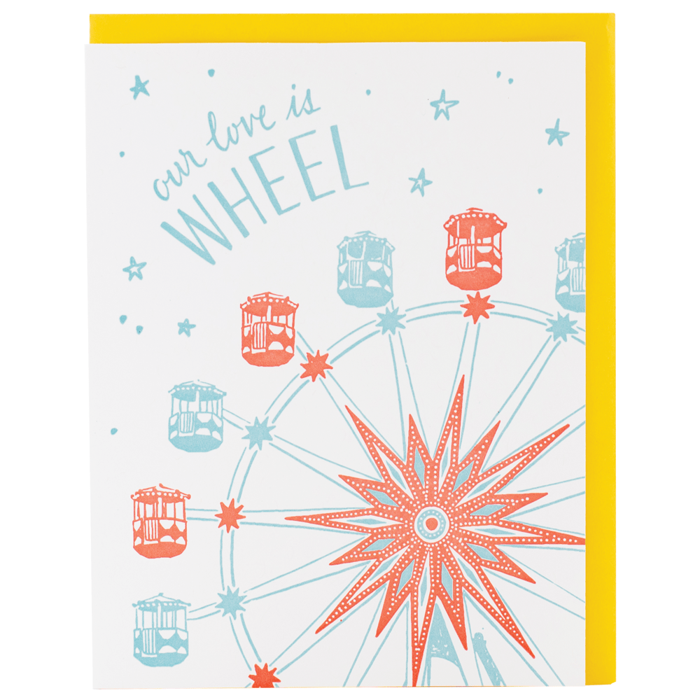 Ferris Wheel Love Card | Love & Valentines | Smudge Ink